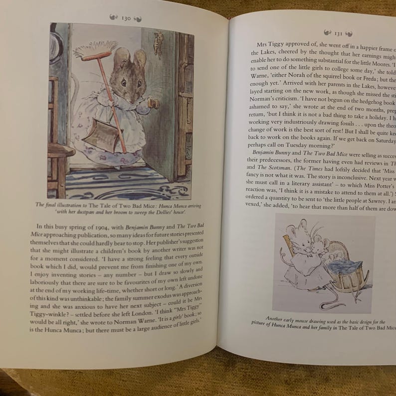 Illustrated Biography of Beatrix Potter, Hardback With Dust Jacket - Etsy