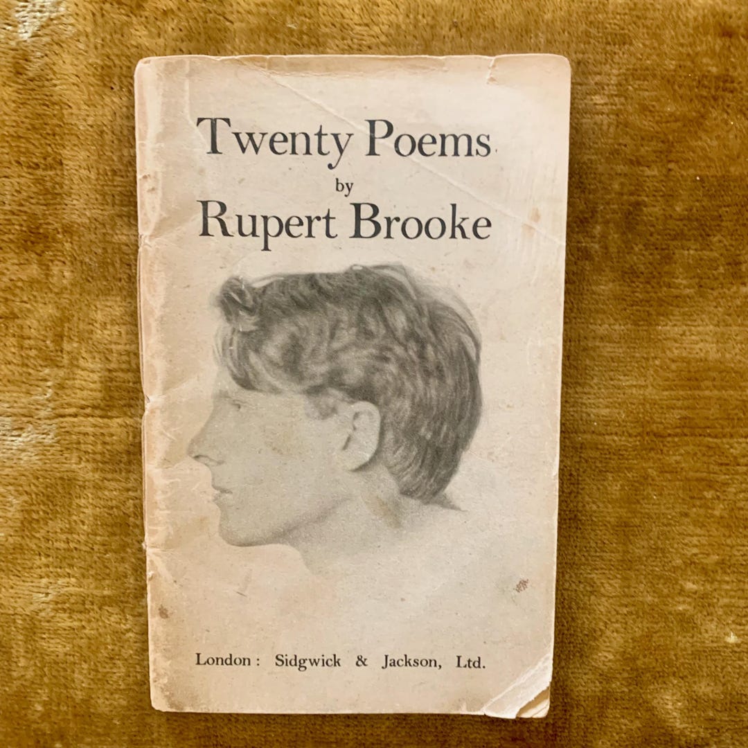Twenty Poems by Rupert Brooke a Small Vintage Collection by the Famous ...