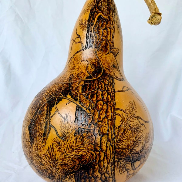 Pyrography Gourd - Etsy