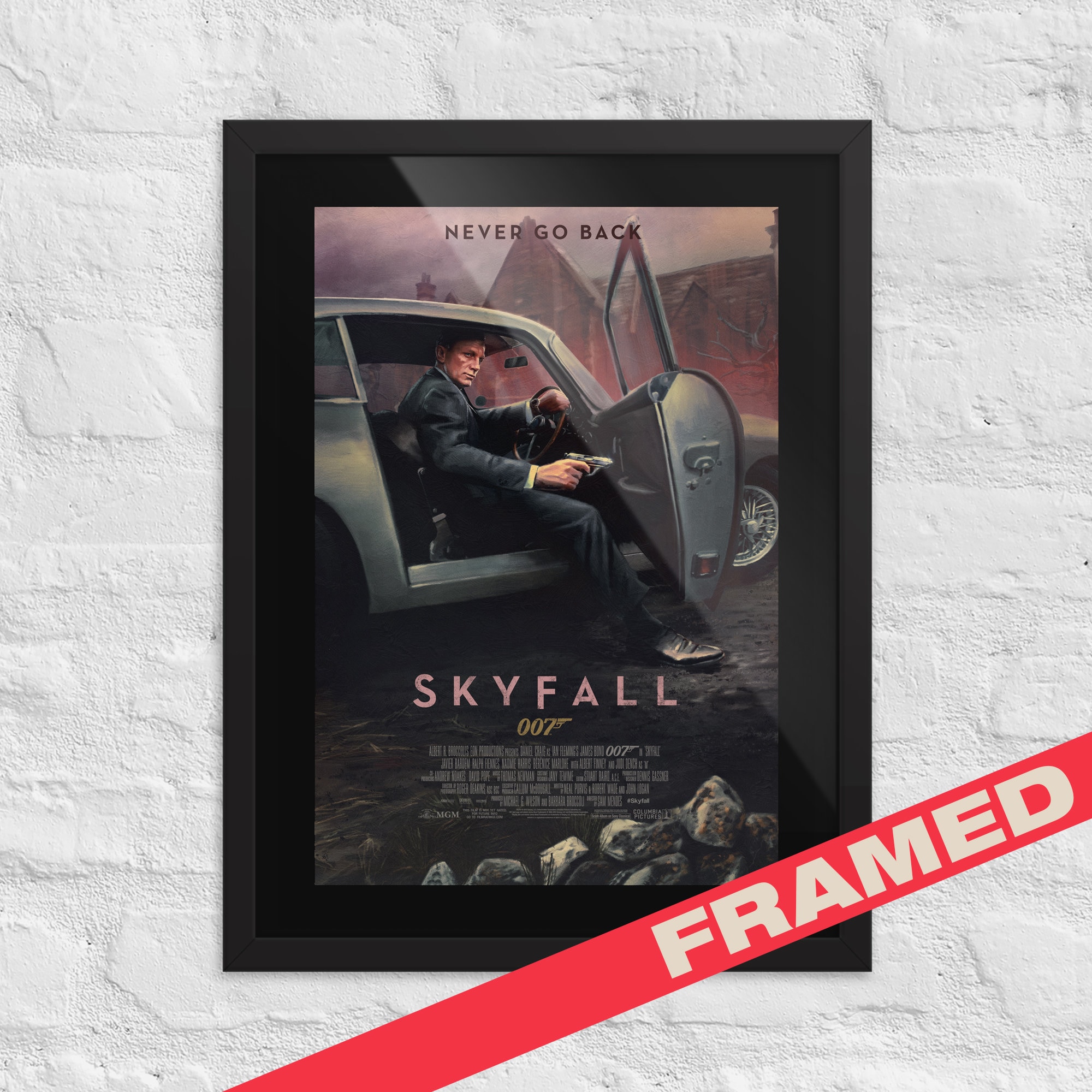 Daniel Craig Skyfall Poster