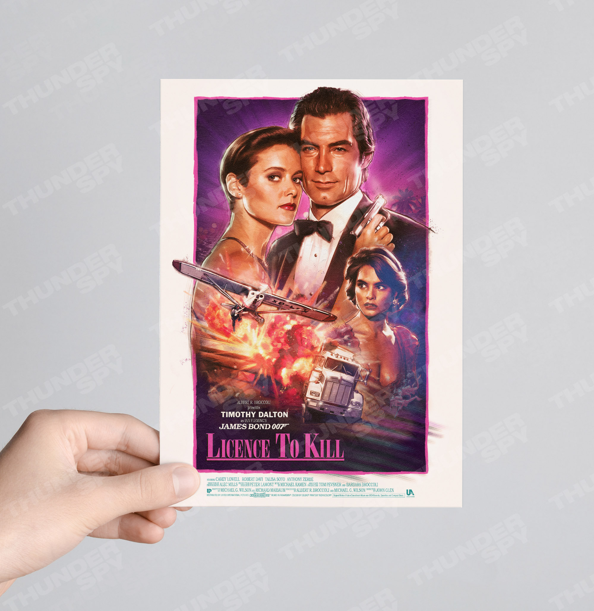 Licence to Kill A5 James Bond 007 Movie Poster Art Card | Etsy UK