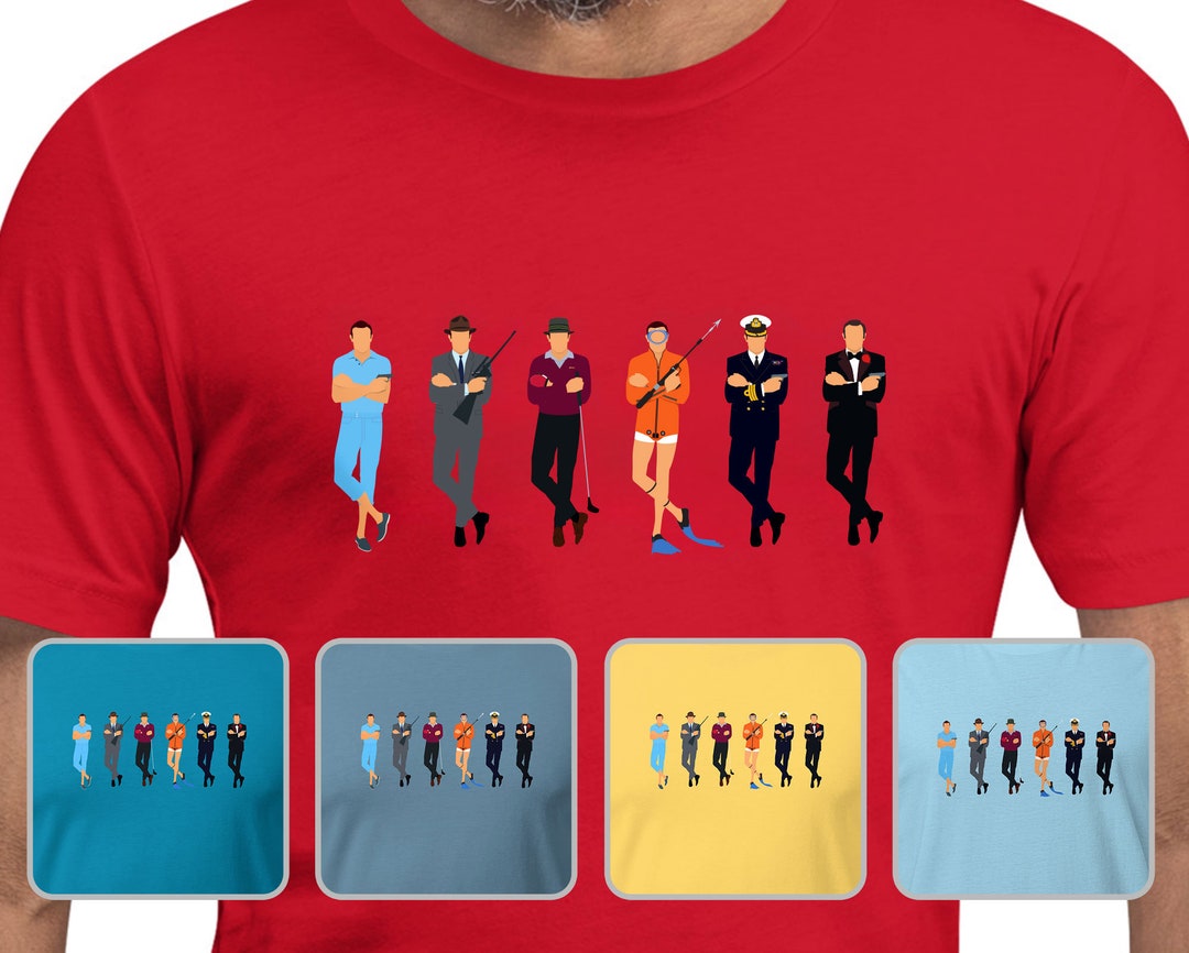 007 James Bond Shirt - Sean Movies - James Bond Art - James Bond ...