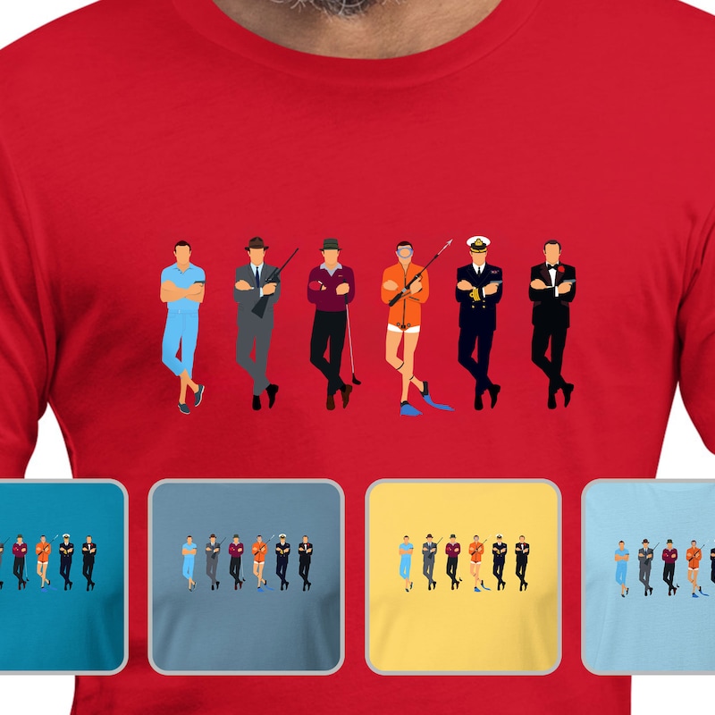 Roger Moore Sean Connery - Etsy