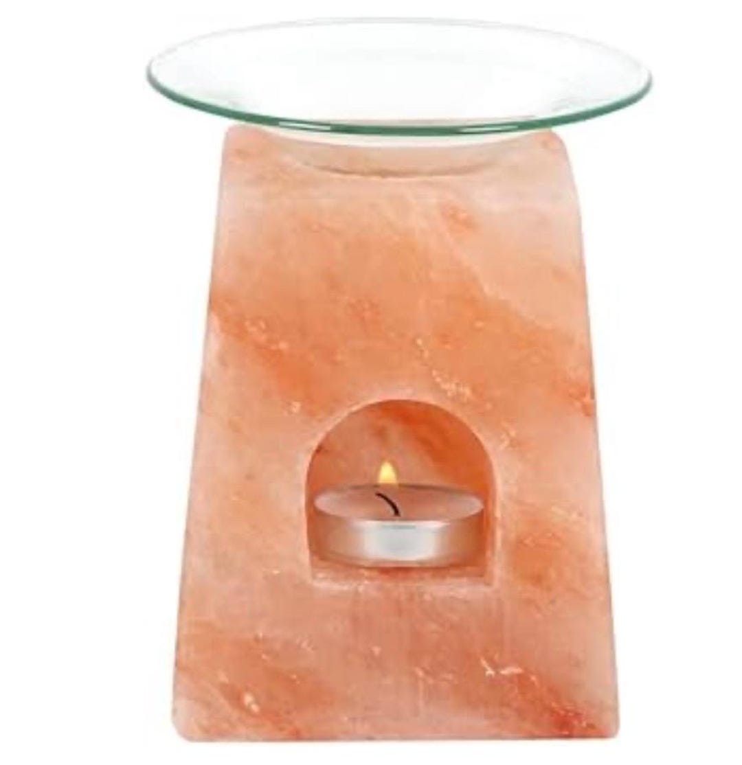 Himalayan Salt Oil Burner Pyramid - Etsy