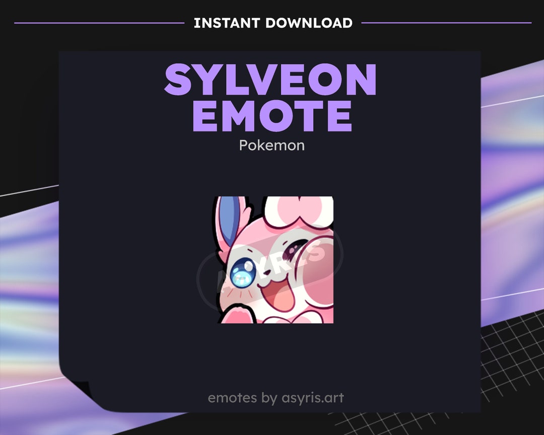 Pokemon Sylveon Squish Emote para Twitch / Discord / YouTube ...