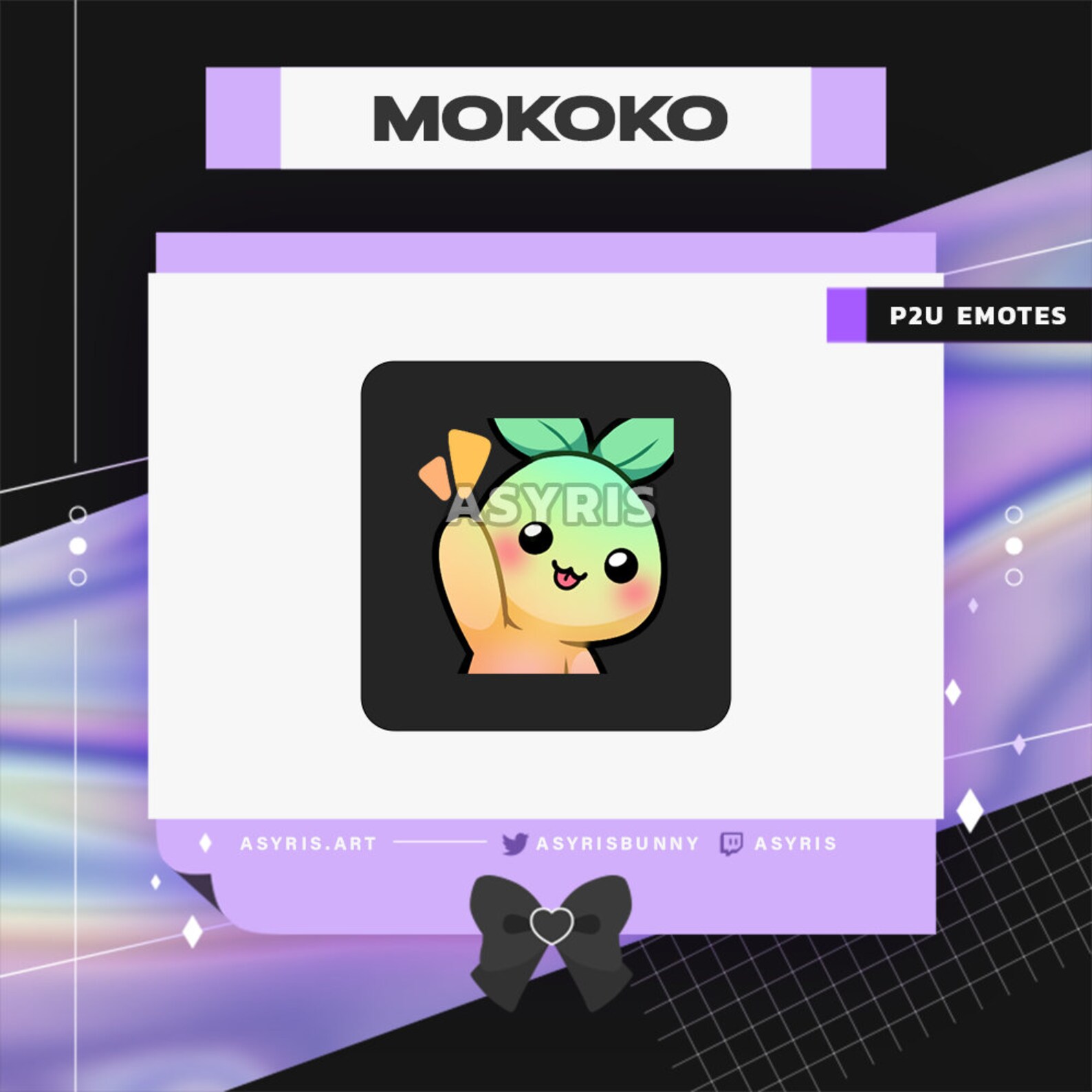 Lost Ark Rainbow Mokoko Hello Emote for Twitch/discord - Etsy Australia