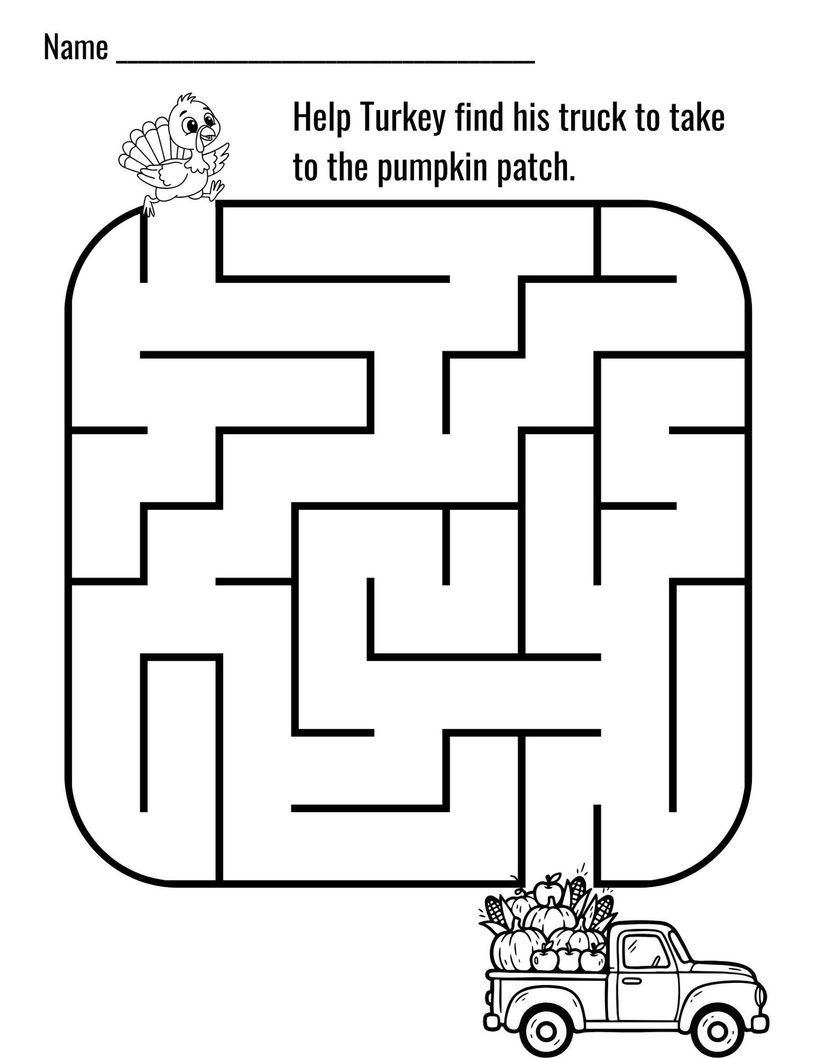 Gobble up Learning! Thanksgiving Fun Pack for Kindergarten - Etsy