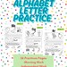 Alphabet Worksheet Packet - Letters A to Z - Etsy