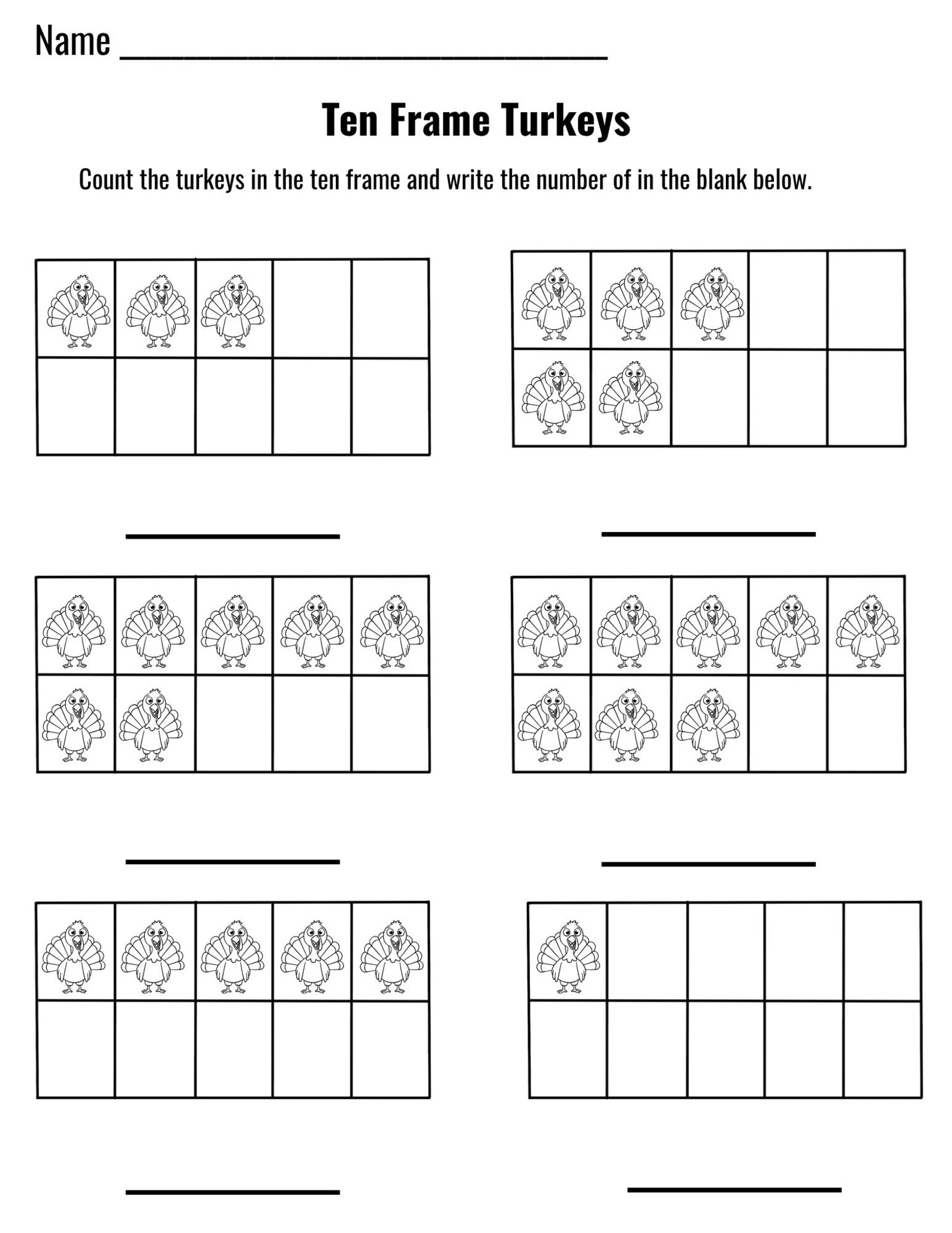 Gobble up Learning! Thanksgiving Fun Pack for Kindergarten - Etsy