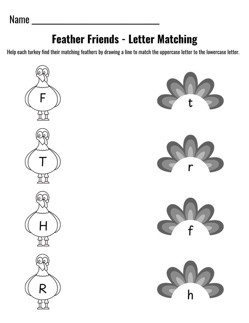 Gobble up Learning! Thanksgiving Fun Pack for Kindergarten - Etsy