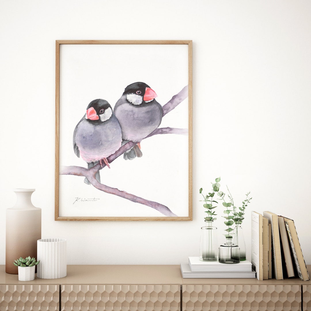 Fine Art Print Bird Watercolor Image Fine Art Print Bird Poster ...
