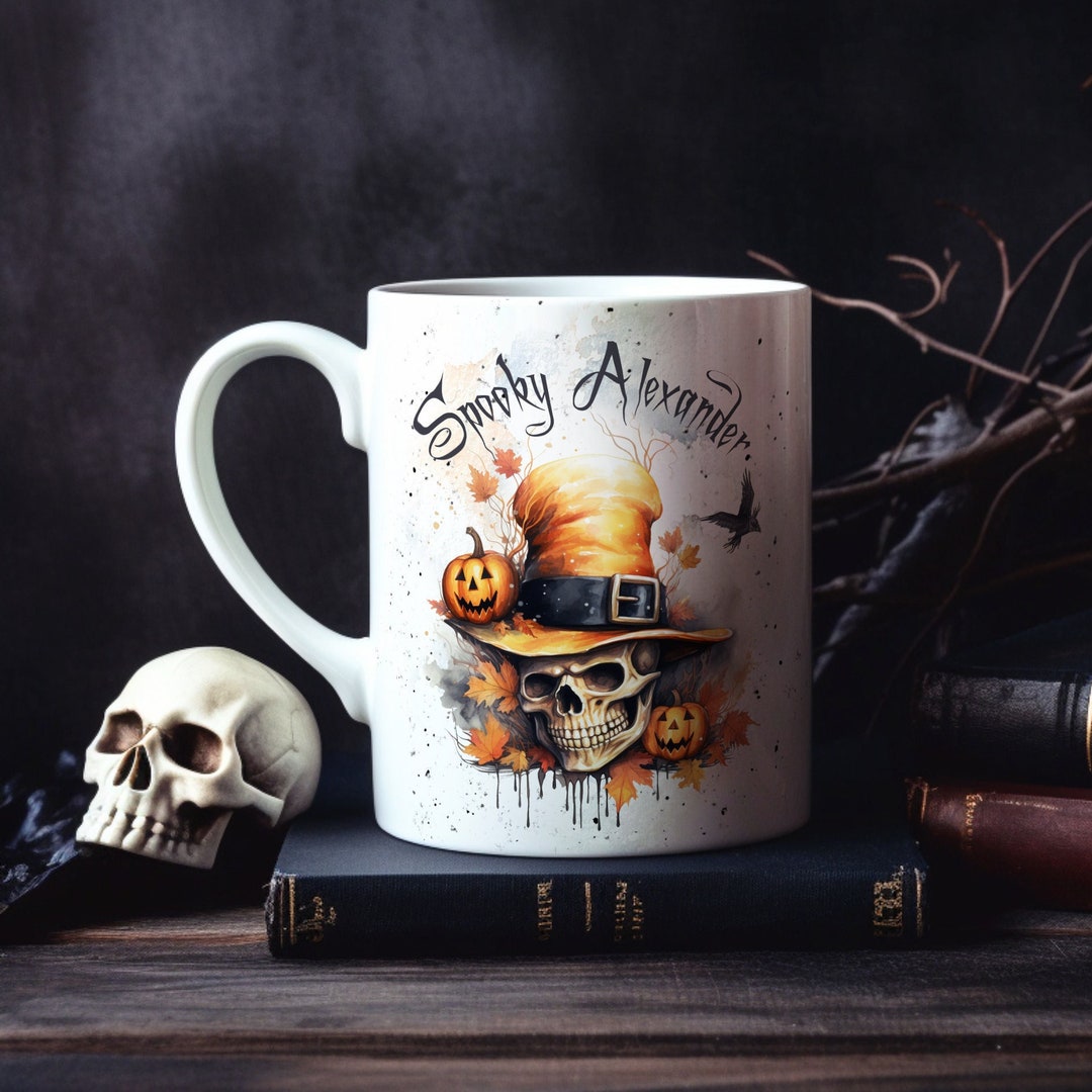 Personalisiertes Geschenk Tasse Personalisiert Tasse Name Spooky ...
