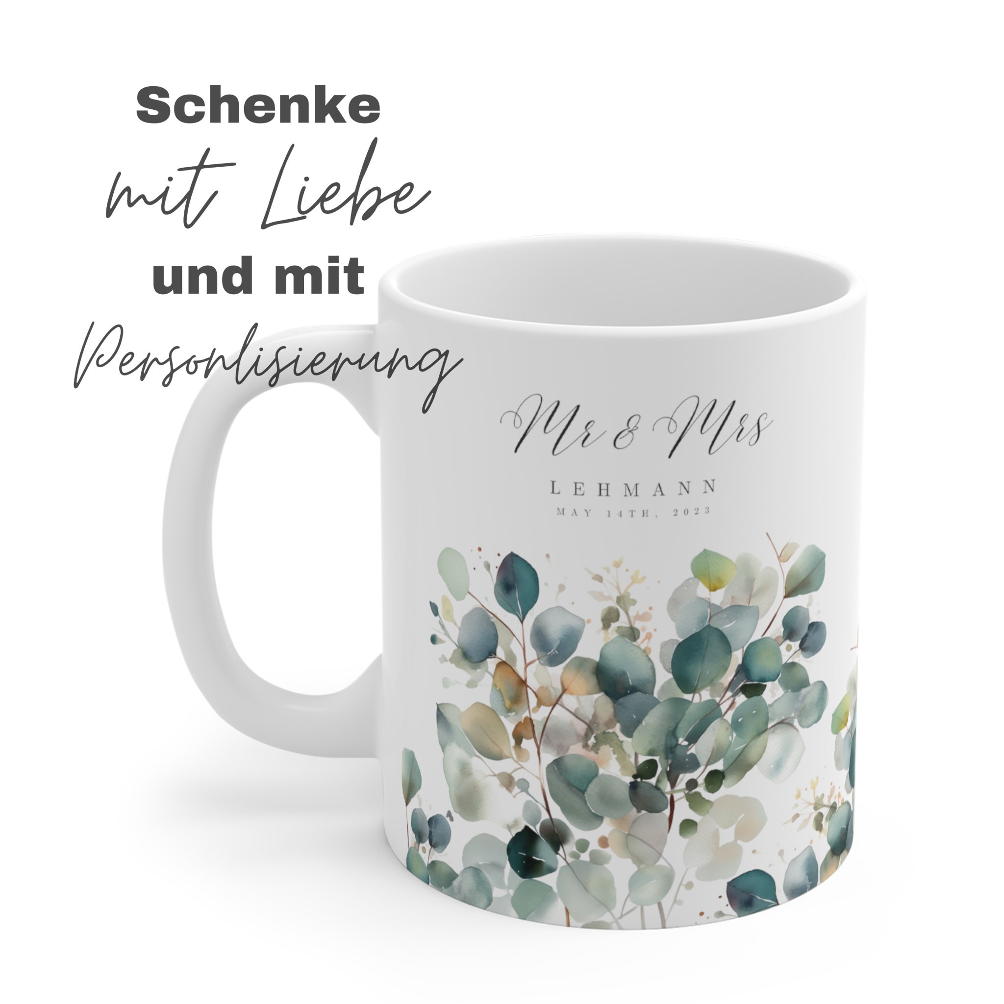 Bridal Couple Gift Wedding Gift Cup Personalized Couple Name Cup ...