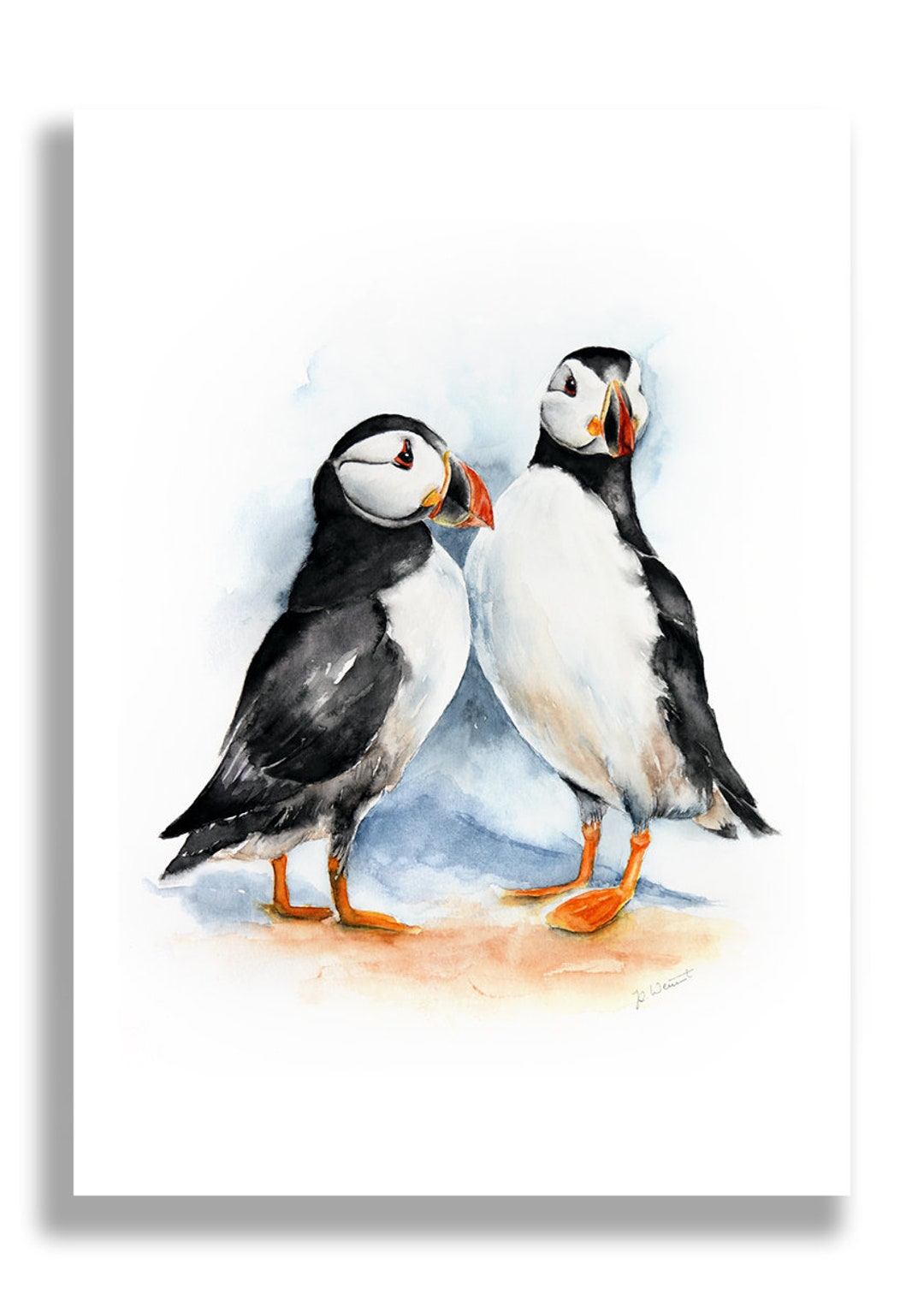 NEW Buy DIN A4 and Get 2 Christmas Cards for Free Fineart Watercolor ...