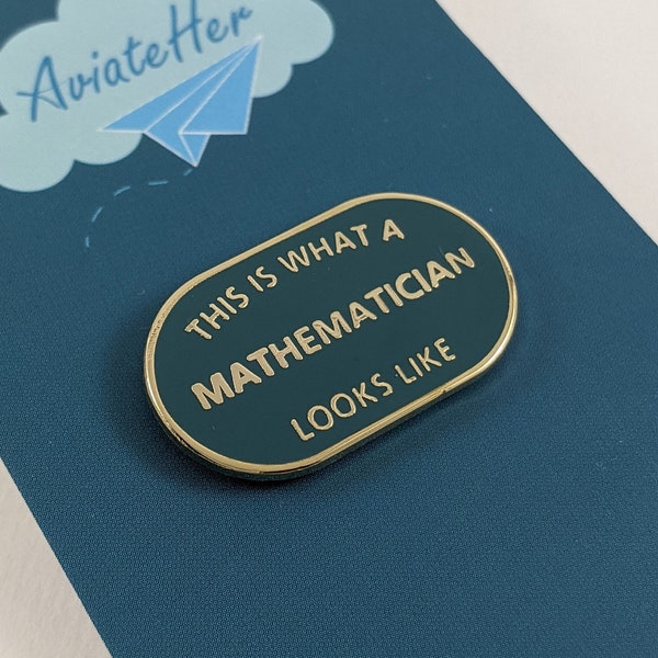 Math Enamel Pin - Etsy