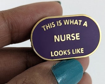 This is What an Engineer Looks Like Enamel Pin Badge Purple & Gold - Etsy