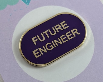 This is What an Engineer Looks Like Enamel Pin Badge Purple | Etsy UK