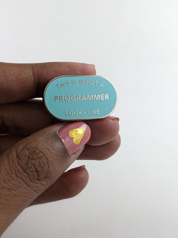 This is What A Programmer Looks Like Enamel Pin Badge Mint - Etsy