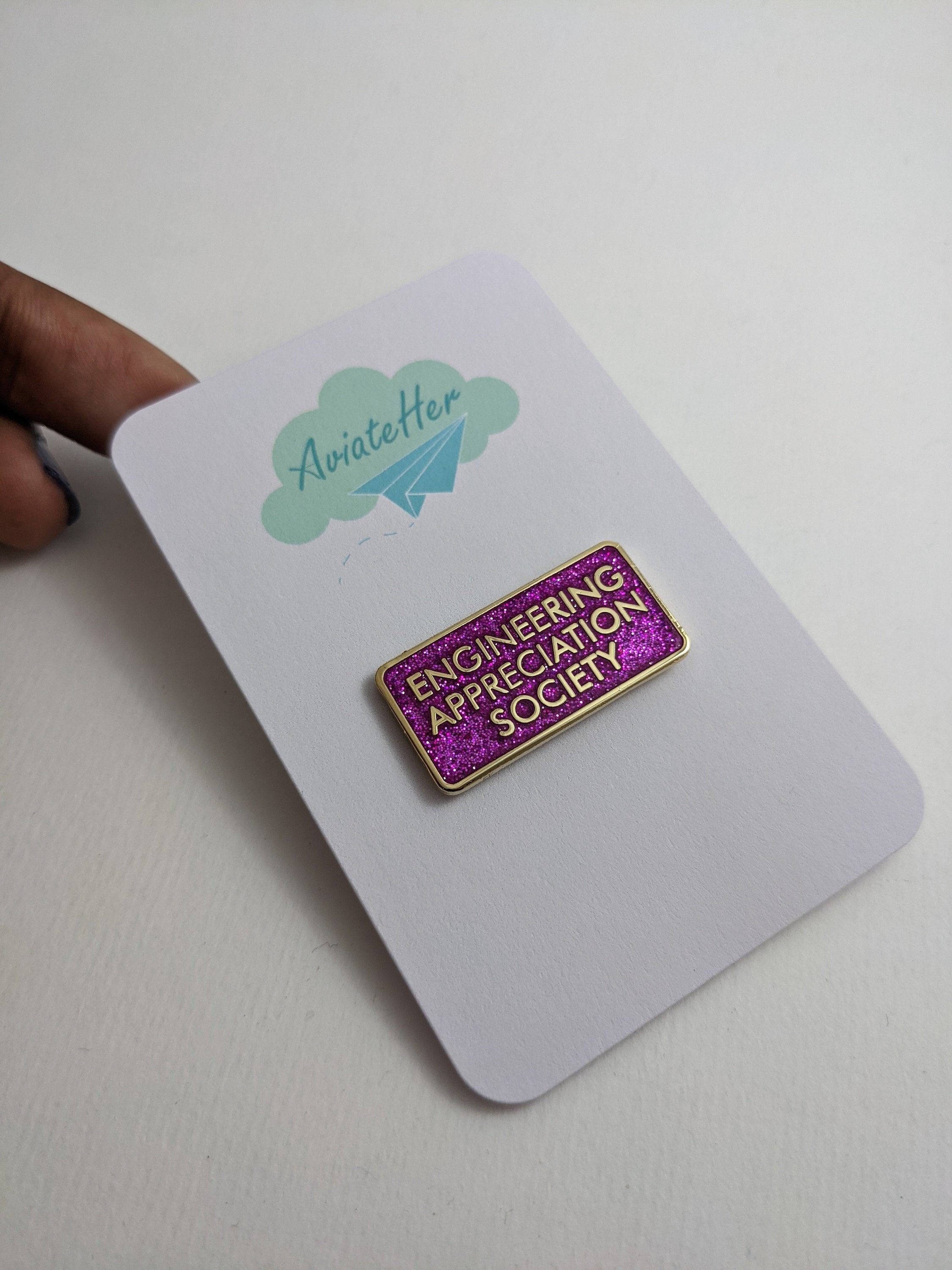 Engineering Appreciation Society Enamel Pin Badge Purple - Etsy UK