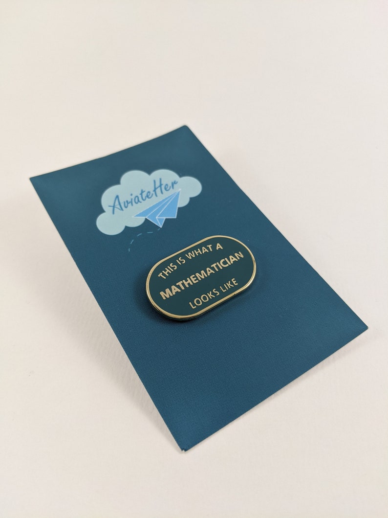 This is What a Mathematician Looks Like Enamel Pin Badge - Etsy UK