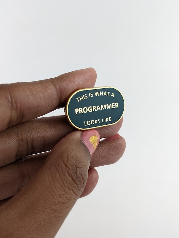 This is What A Programmer Looks Like Enamel Pin Badge - Etsy