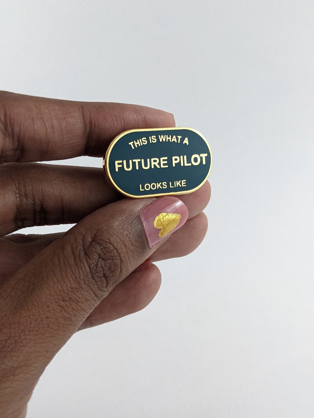 This is What a Future Pilot Looks Like Enamel Brooch - Etsy