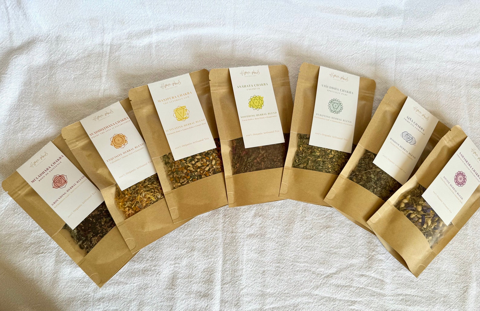 7 Chakra Tea Ritual | Organic Herbal Blends | Wellness Kit | Energy ...
