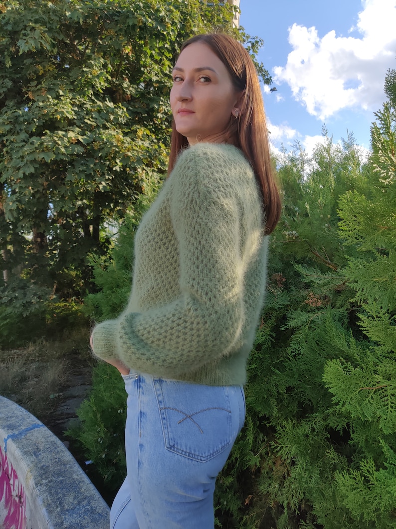 Angora Jumper, Angora Sweater, Romantic Sweater, Knitted Sweater - Etsy