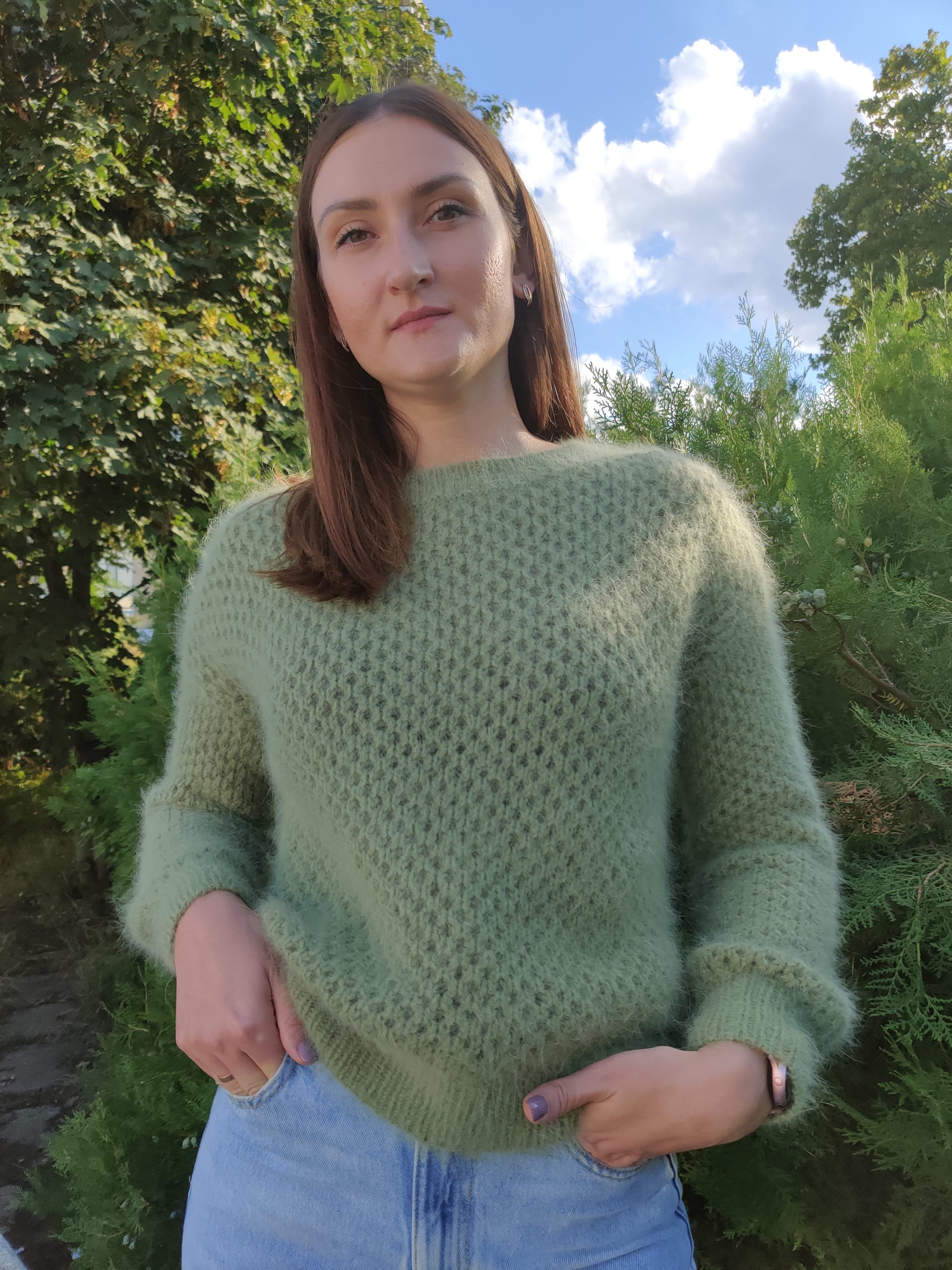 Angora Jumper, Angora Sweater, Romantic Sweater, Knitted Sweater - Etsy