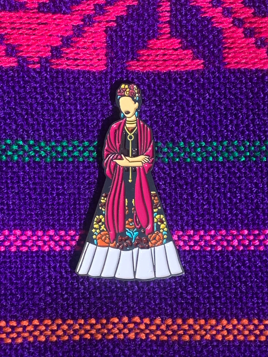Frida Pin, Frida Kahlo Pin, Frida, Frida Kahlo, Pin, Mexican Pin ...