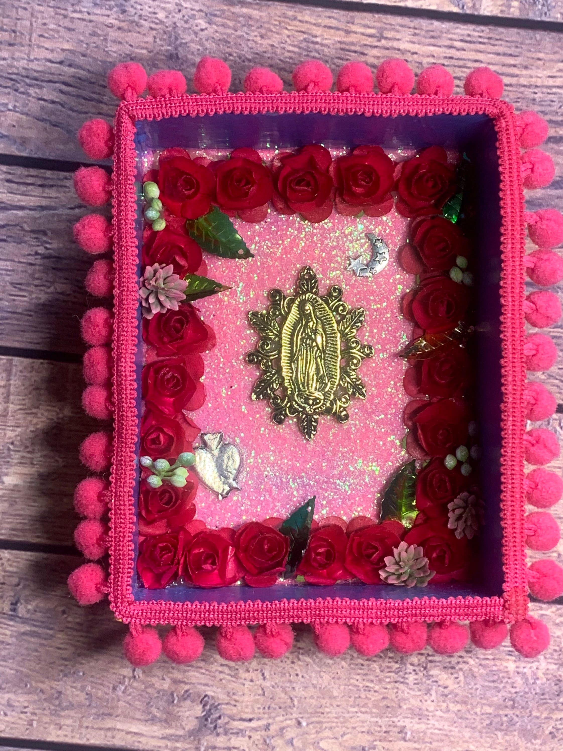 Mexican nicho nicho Nicho mexicano Virgen de Guadalupe | Etsy