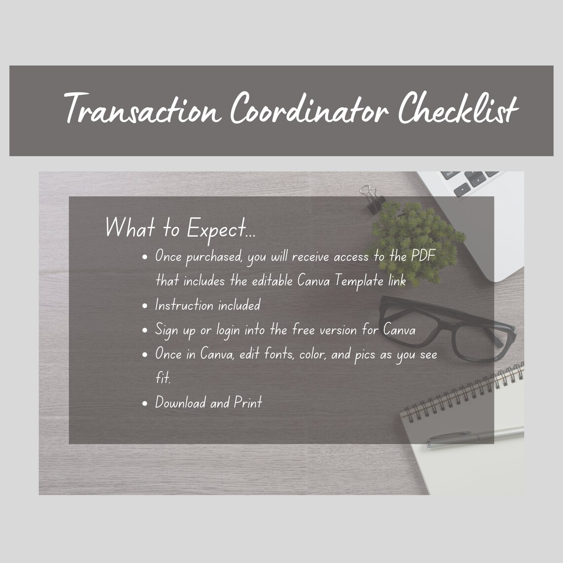 Transaction Coordinator Checklist, Transaction Coordinator Forms ...