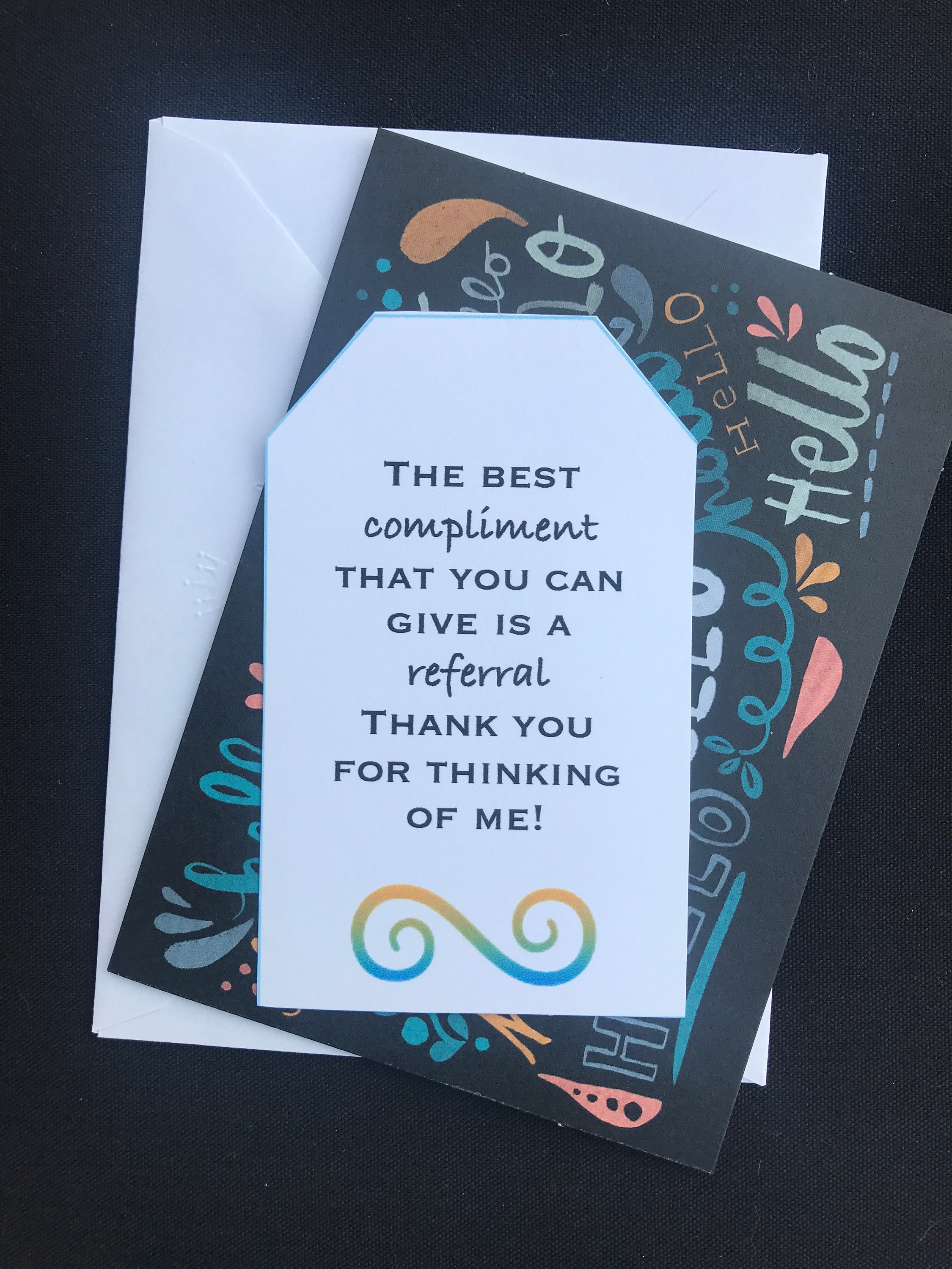 The Best Compliment is a Referral Gift Tags, Real Estate Agent ...