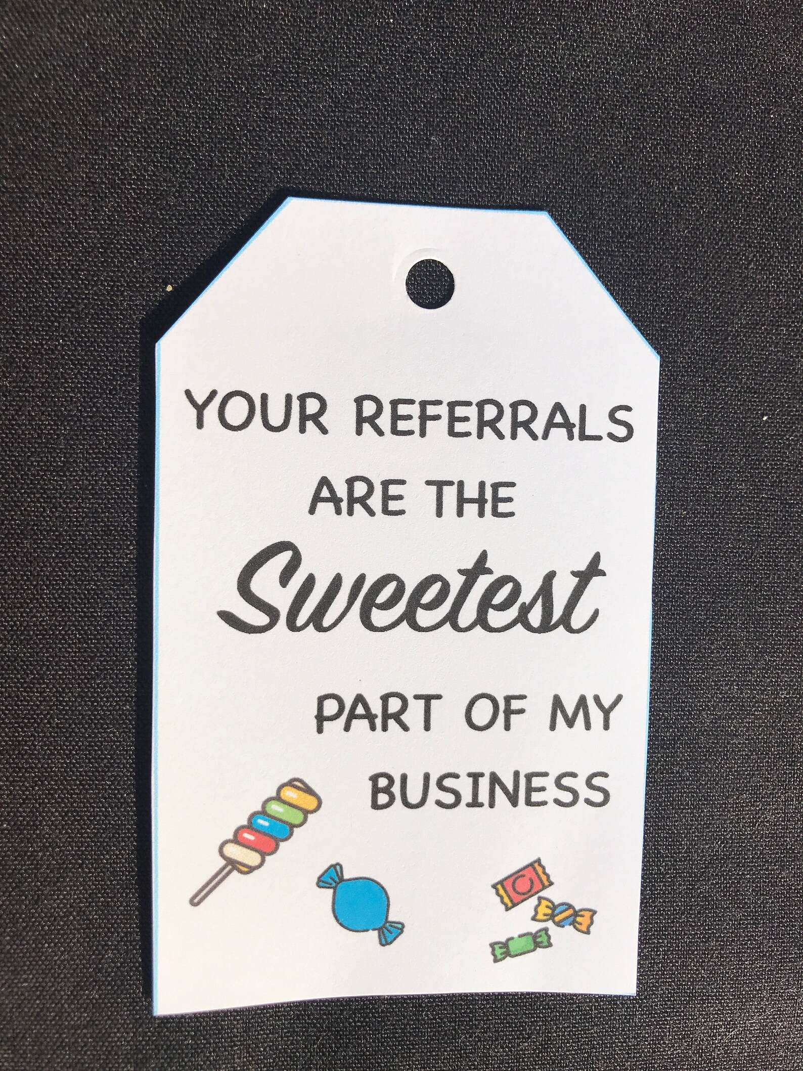 Referral Gift Tags: Sweet Treat Marketing (PDF Download) - Etsy