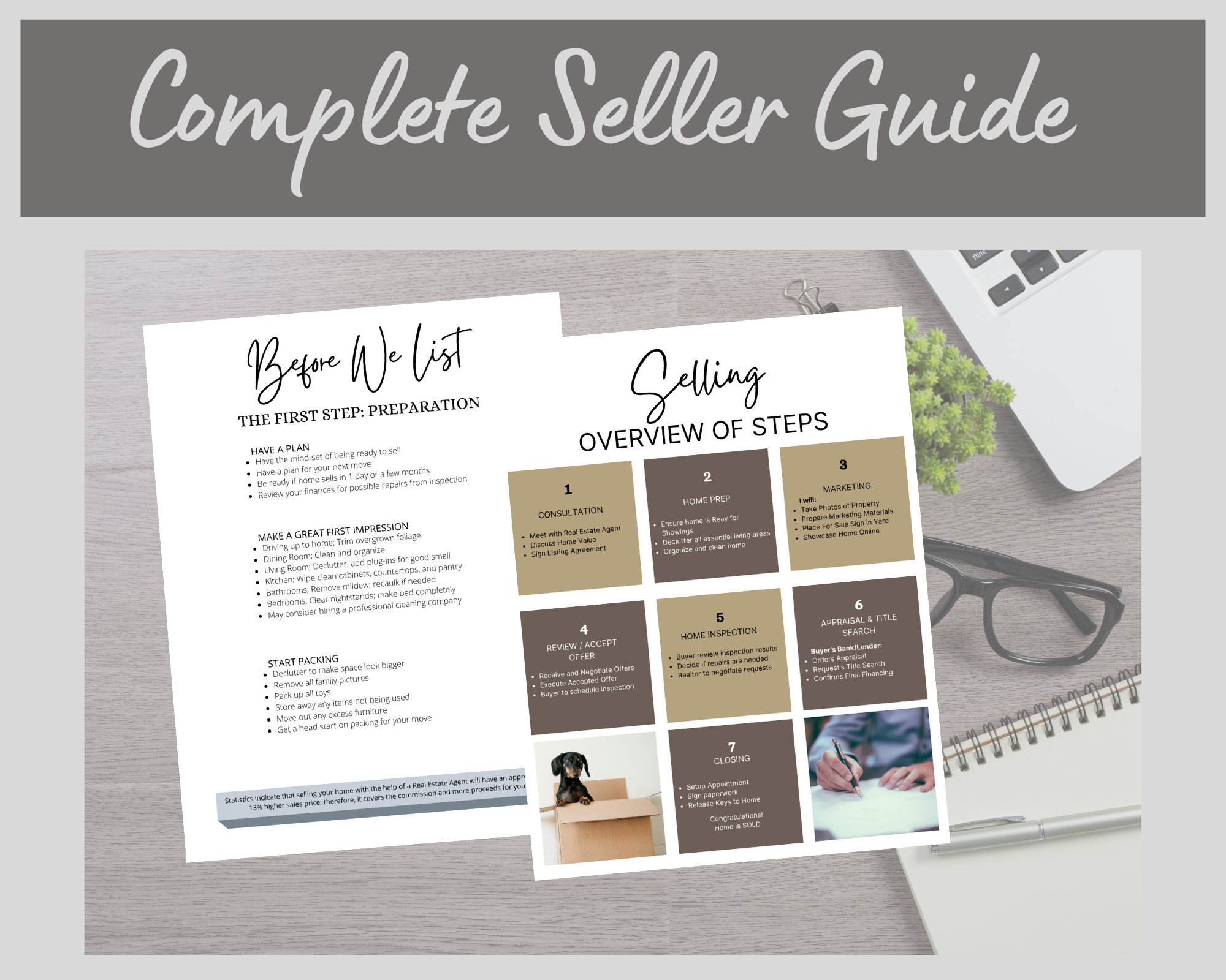 Real Estate Seller Guide, Real Estate Marketing, Realtor Listing ...