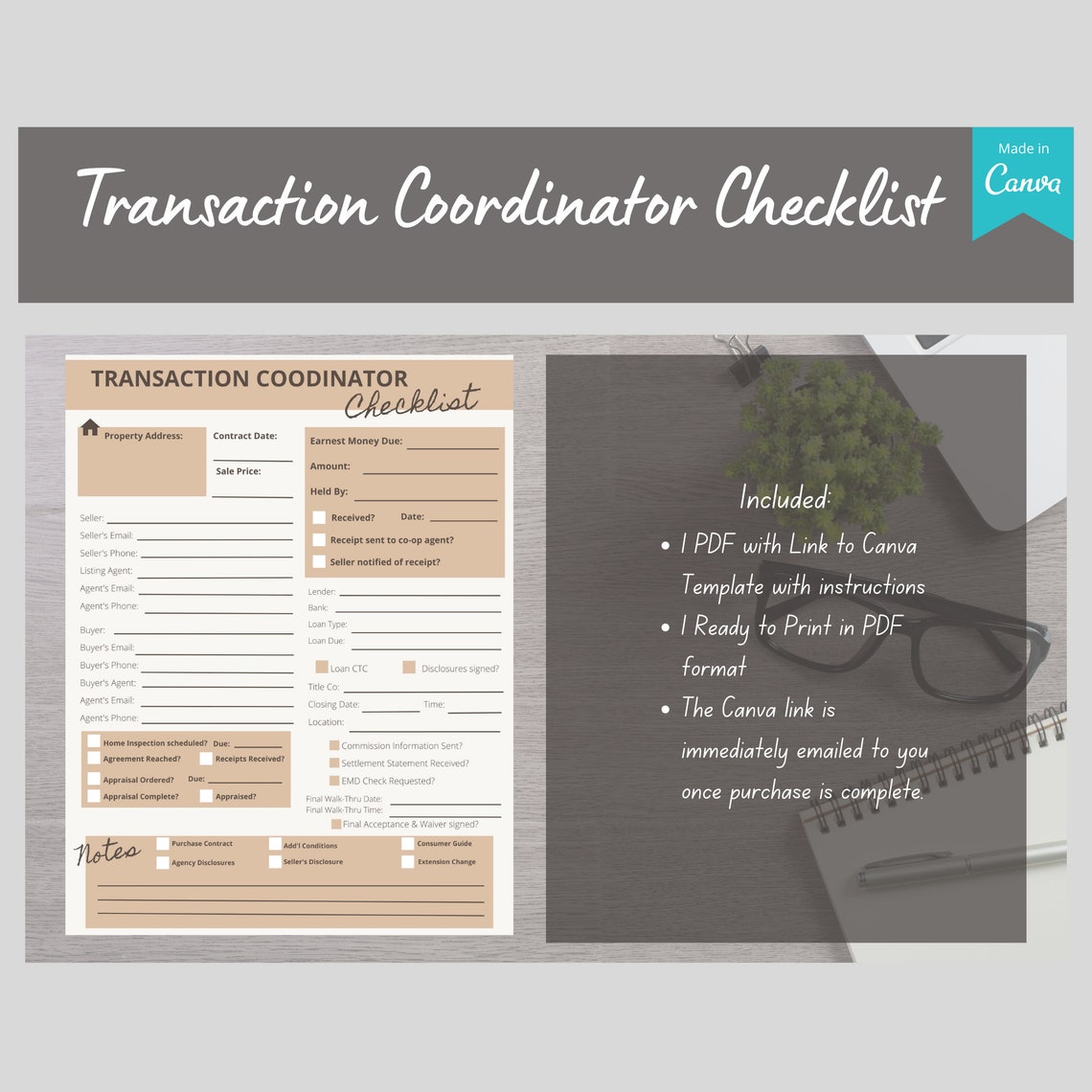 Transaction Coordinator Checklist, Transaction Coordinator Forms, Transaction Coordinator Logo ...