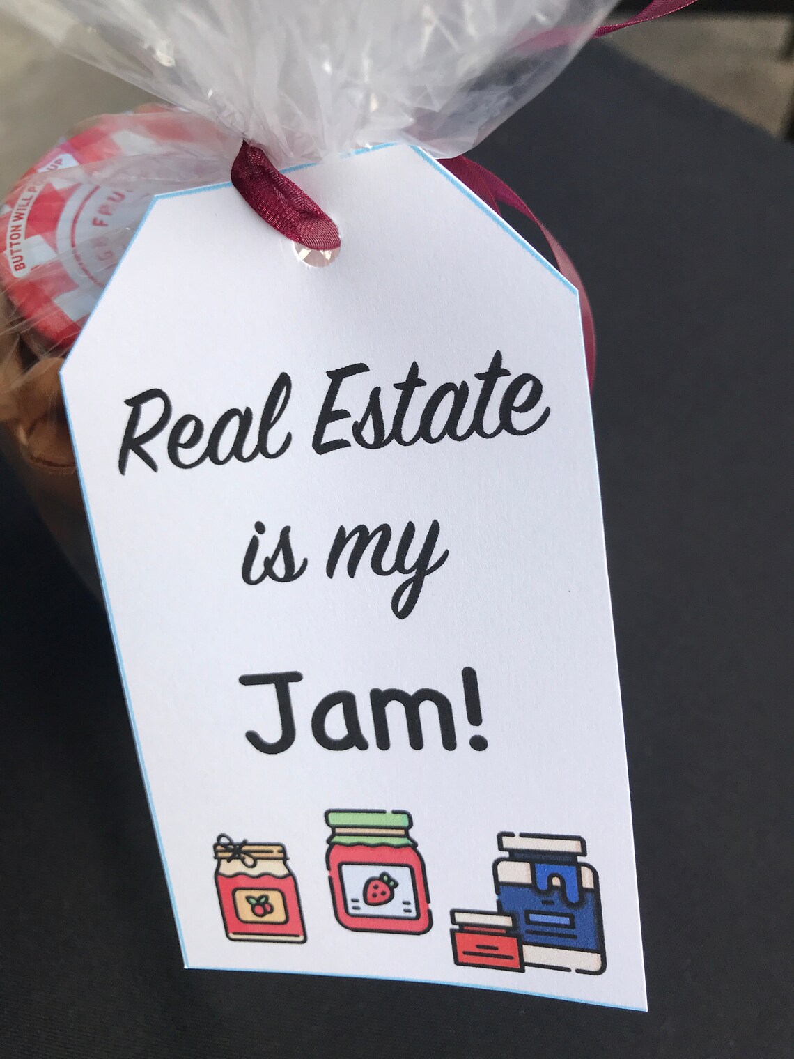 Real Estate Agent Pop-by Tag: Jam Gift Marketing (instant Download) - Etsy