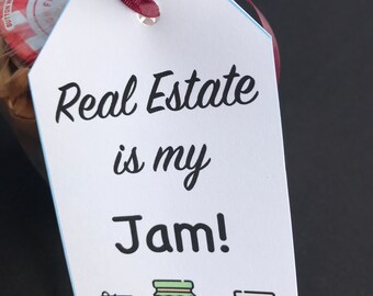 Best Jam Real Estate Agent Pop by Gift Tags Real Estate - Etsy