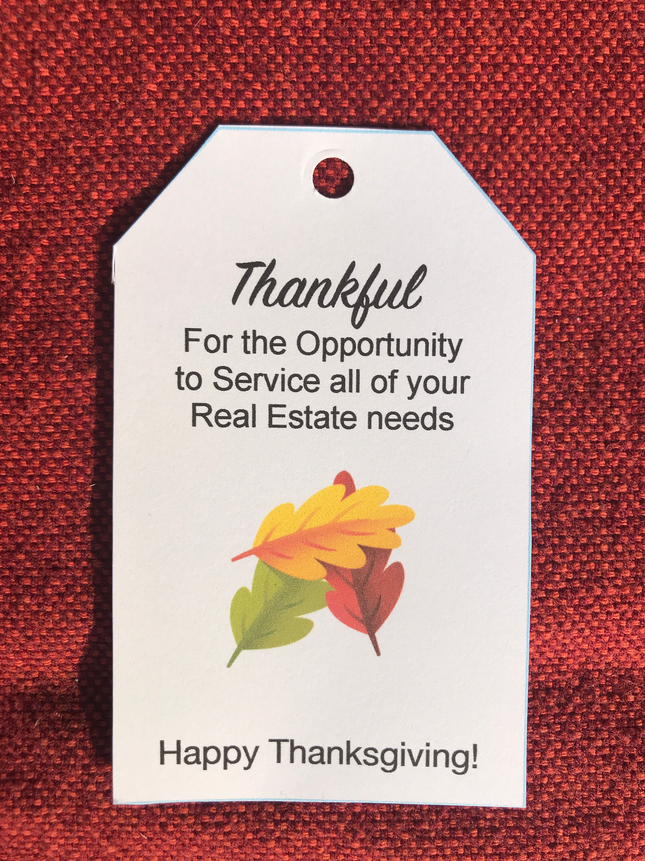 Thankful to Serve Real Estate Needs, Happy Thanksgiving, Pop by Tag ...