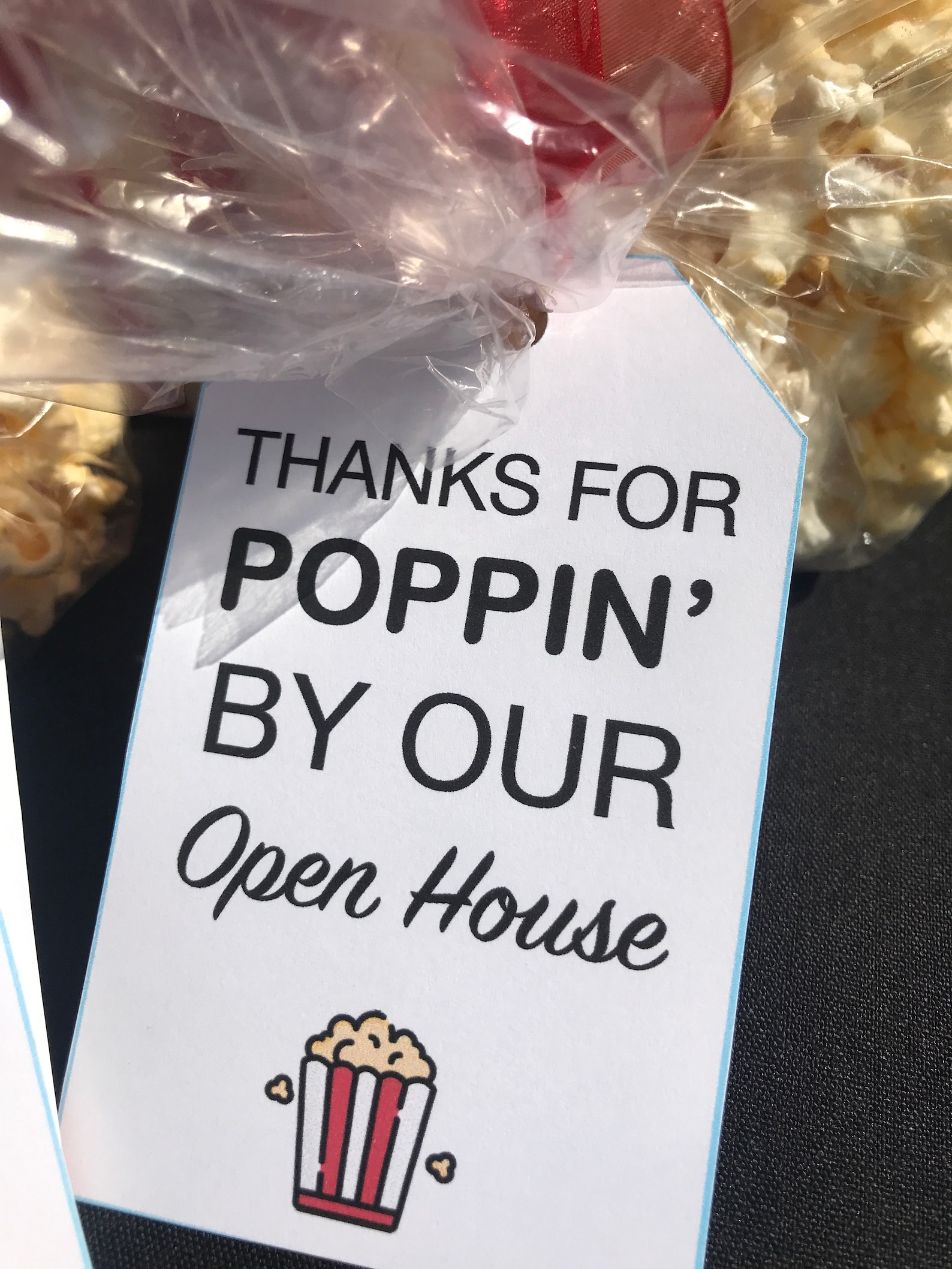 Realtor Open House Popcorn Tag: Agent Marketing (PDF) - Etsy