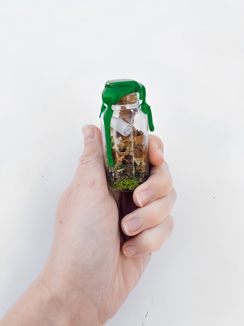 Good Luck & Prosperity Attraction Spell Jar | Wiccan Blessing | Green ...