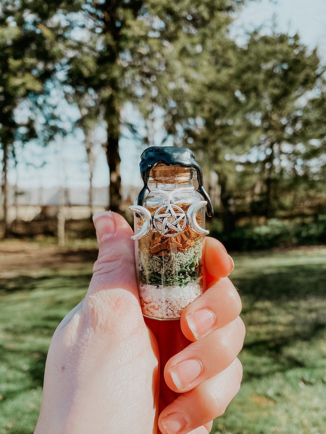 Protection Spell Jar | New Home Blessing | Green Witch Intention Jar - Etsy