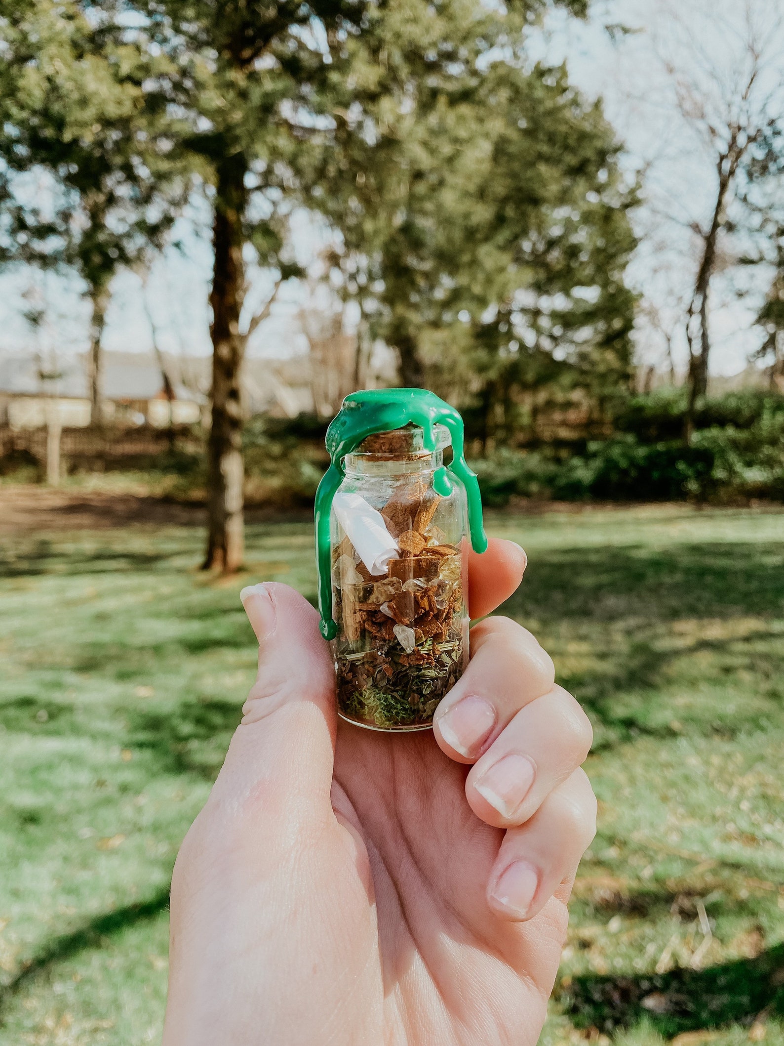 Good Luck & Prosperity Attraction Spell Jar Wiccan Blessing | Etsy