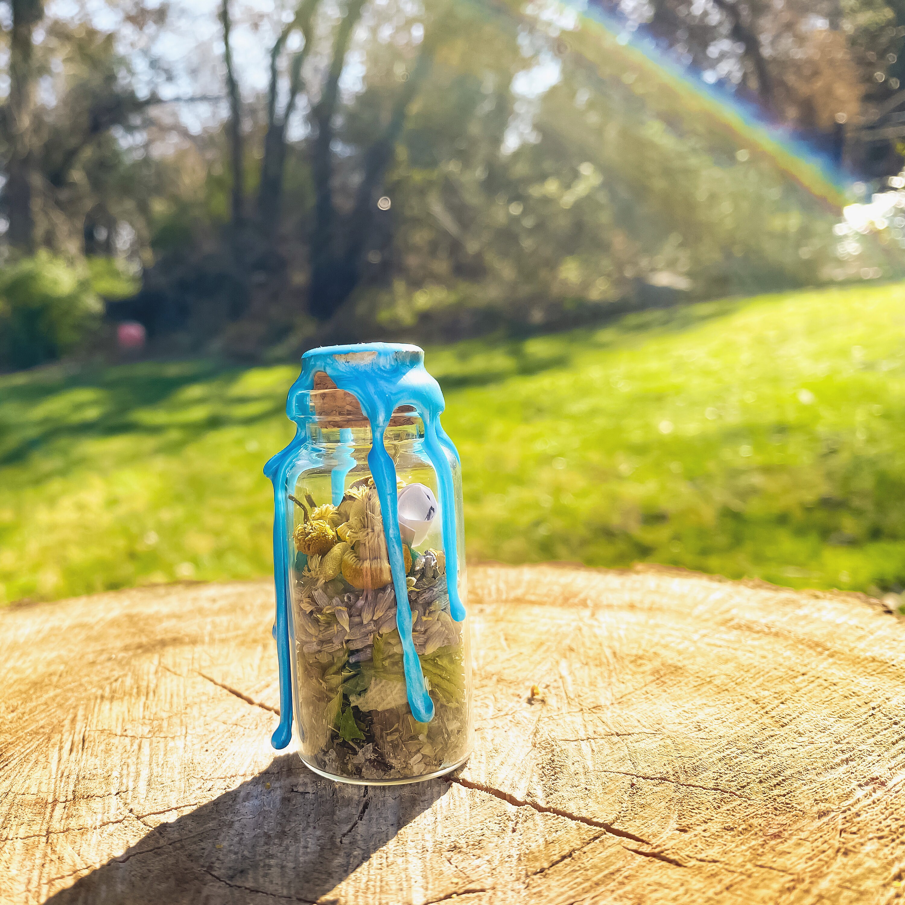 Anti-anxiety Spell Jar | Peace Blessing | Green Witch Intention Jar - Etsy