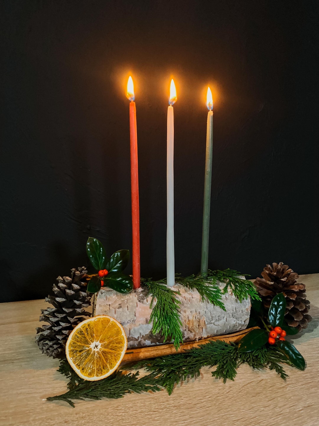 Build Your Own Yule Log Kit Pagan Holiday Ritual - Etsy