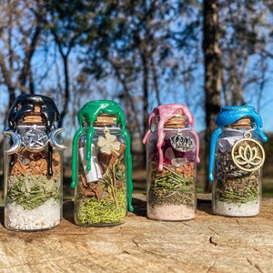 Anti-anxiety Spell Jar | Peace Blessing | Green Witch Intention Jar - Etsy