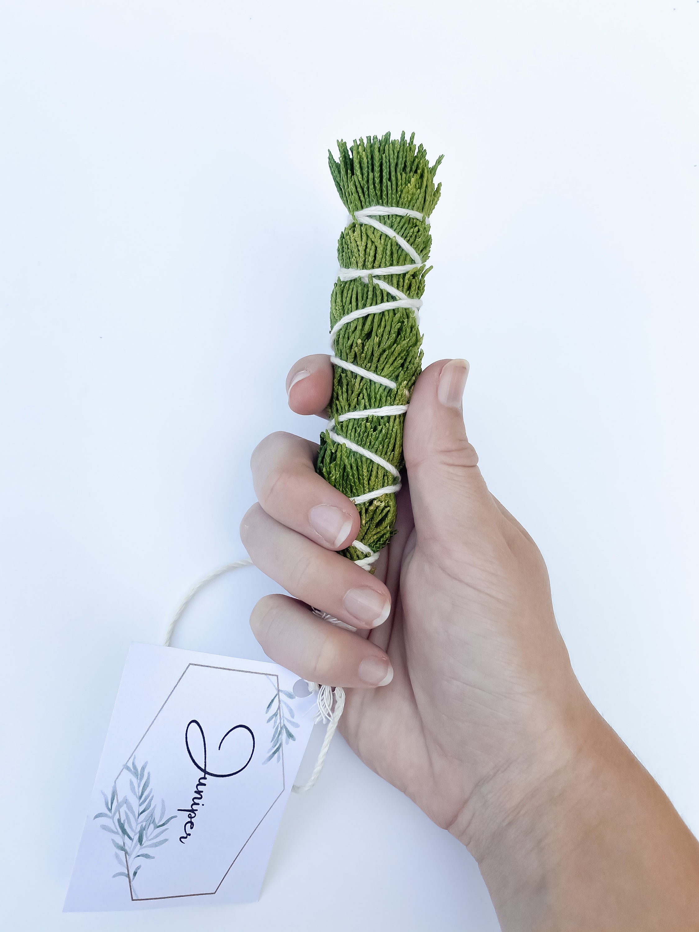 Juniper Smoke Cleansing Stick 6” (for New Beginnings) | Herb Bundle ...