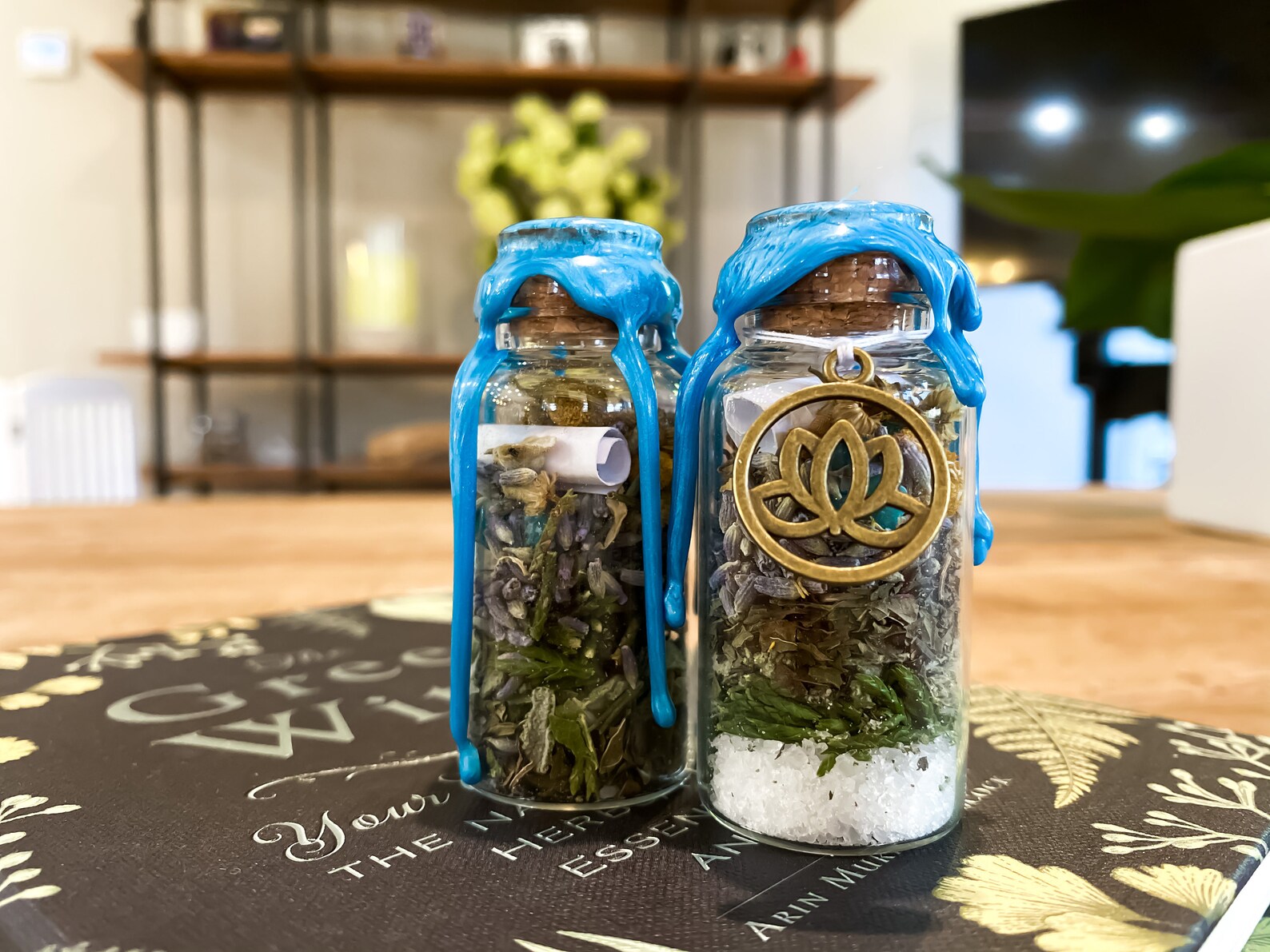 Anti-anxiety Spell Jar Peace Blessing Green Witch - Etsy