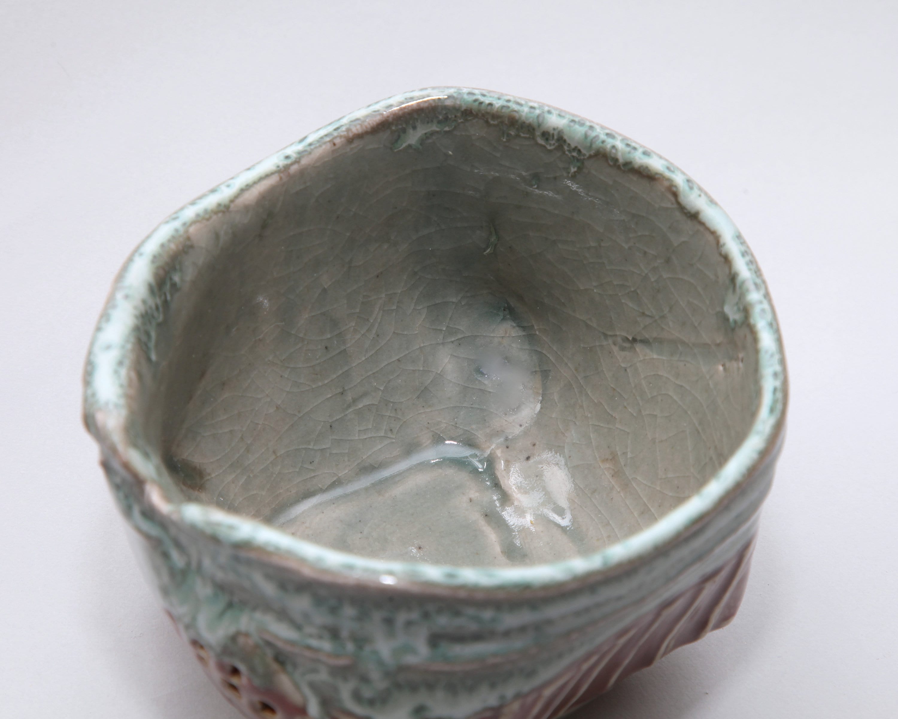 Small Clay Vessel / Textured Surface / Glazed Surface / Ceramic Vessel ...