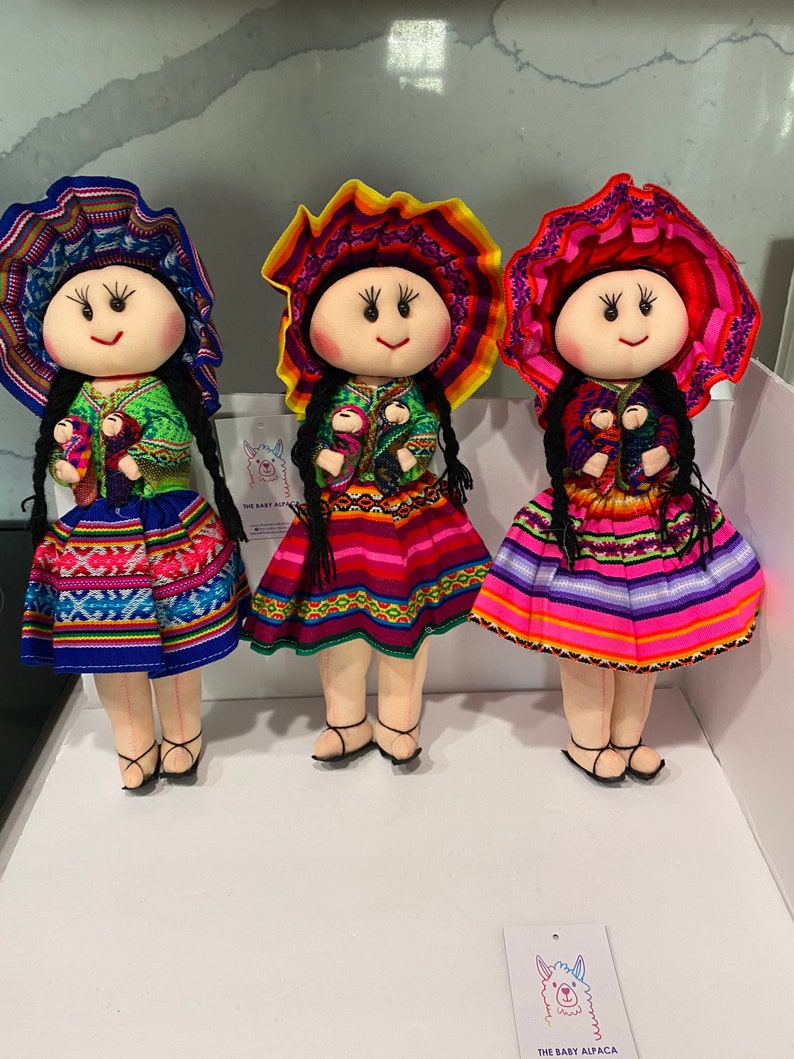 Peruvian Cusco Handmade Rag Doll With Inca Fabric | Etsy